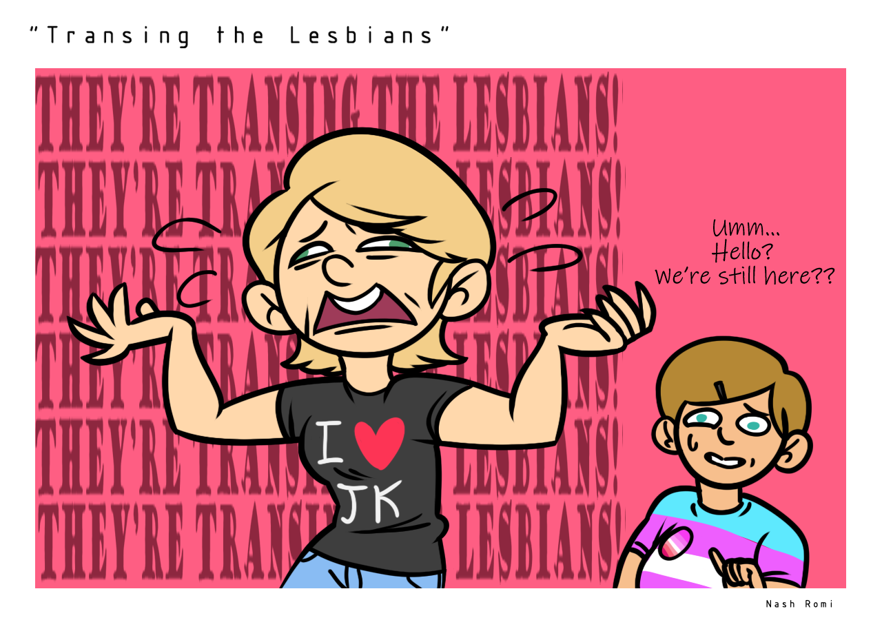 Terf-Mockery Cartoon Strips