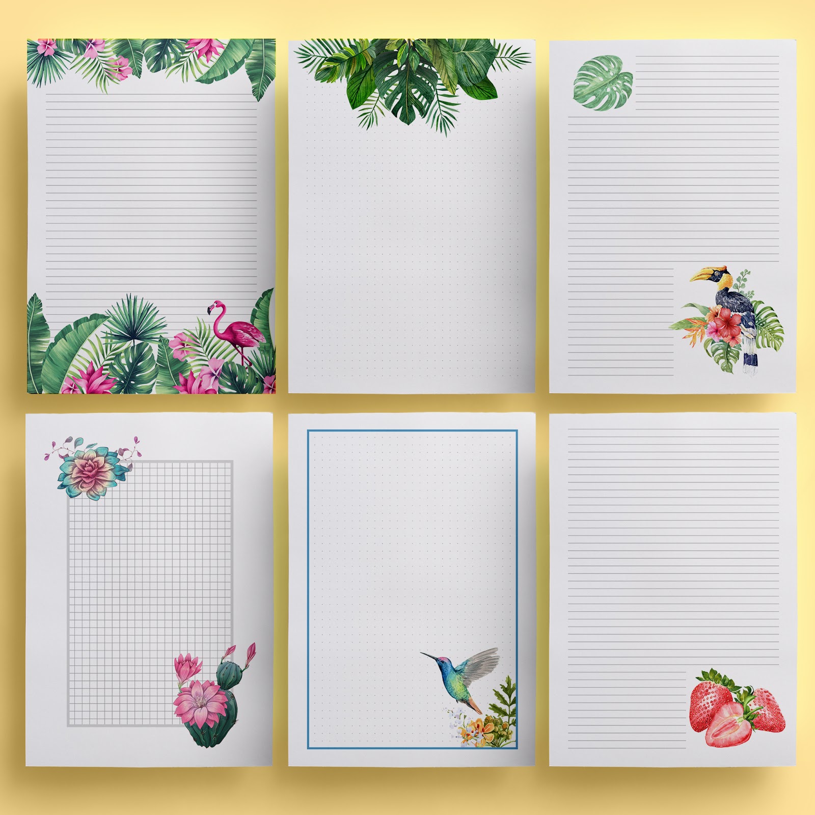 Darmowa PAPETERIA do druku!- LATO - Notes - do pobrania - Planery ...