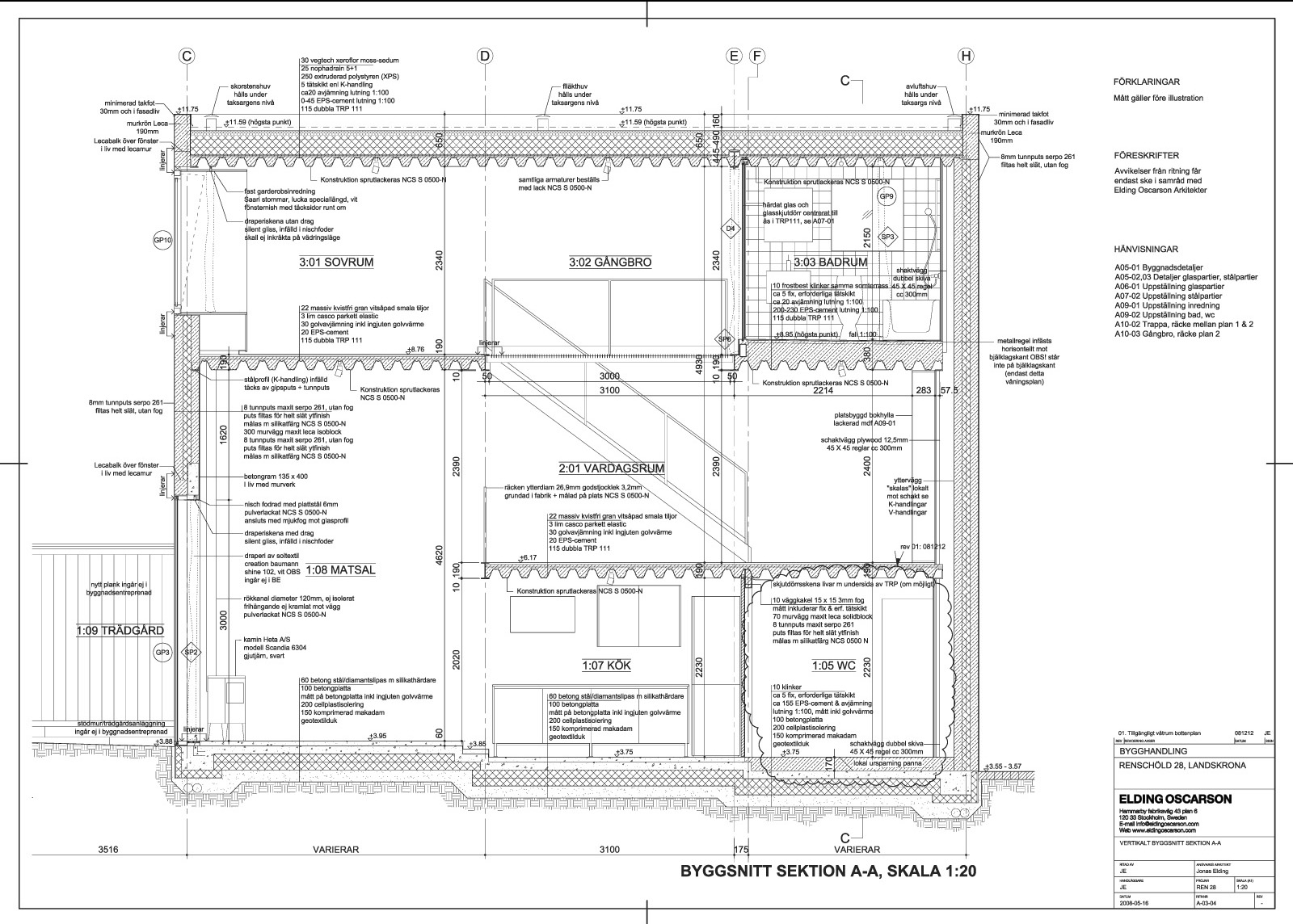 __Representation 2, 2011: Ritning: Townhouse i Landskrona