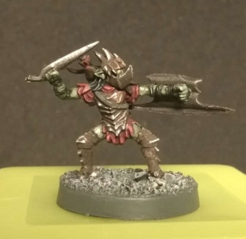 Drawn Combat: The Conversion Corner: Moria Goblin Captain with Shield