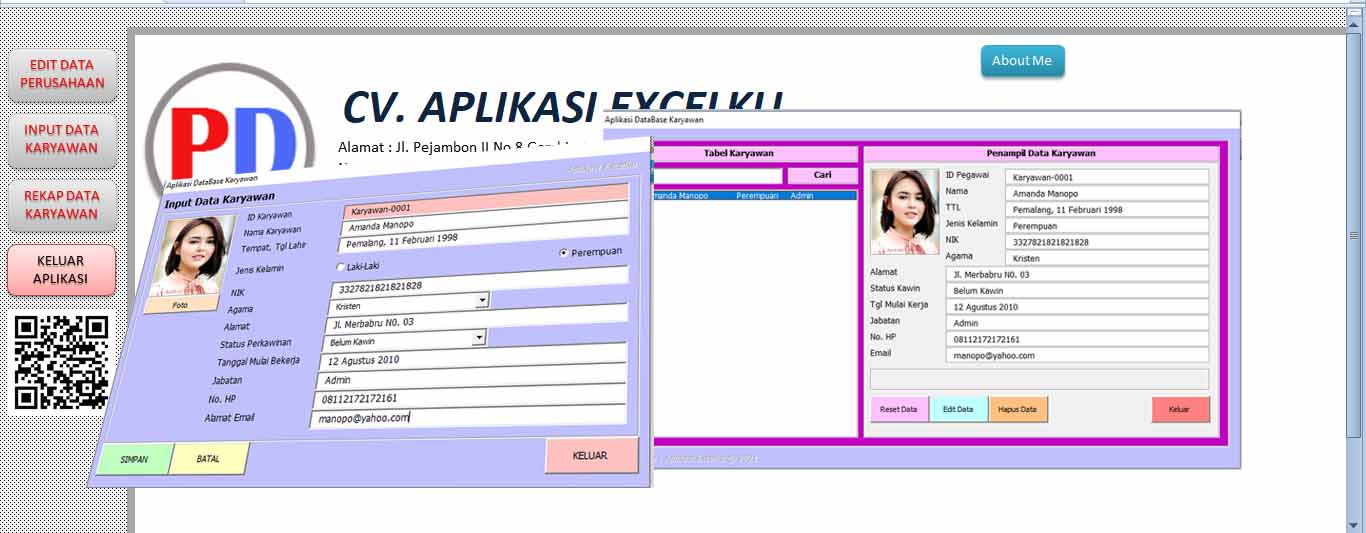 Aplikasi Macro VBA Excel DataBase Karyawan Aplikasi Excelku aplikasi-macro-vba-excel-database-karyawan-aplikasi-excelku