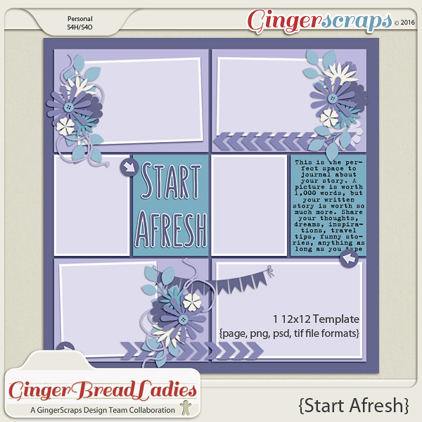 Annemarie's Art/Digital Scrapbooking: Ginger Scraps Project 365, Week 1 ...