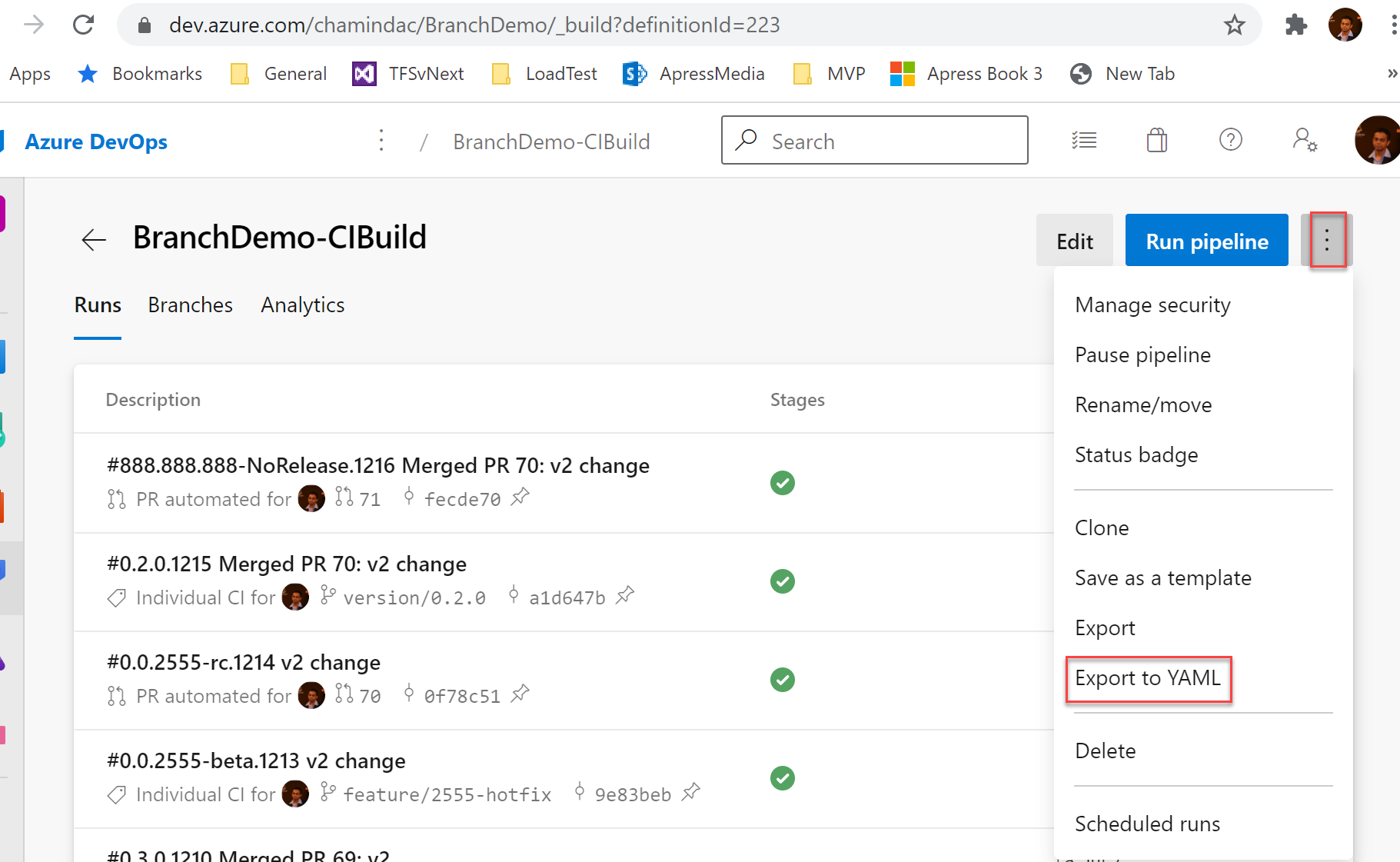 Chamindas Devops Journey With Msft Enhanced Yaml Conversion For Azure Devops Classic Build