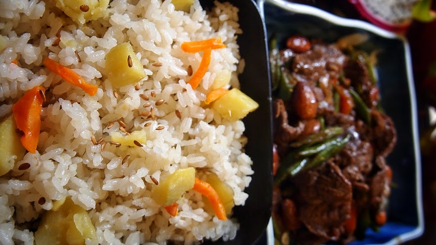 LUWEEH KITCHEN : Kamote Rice