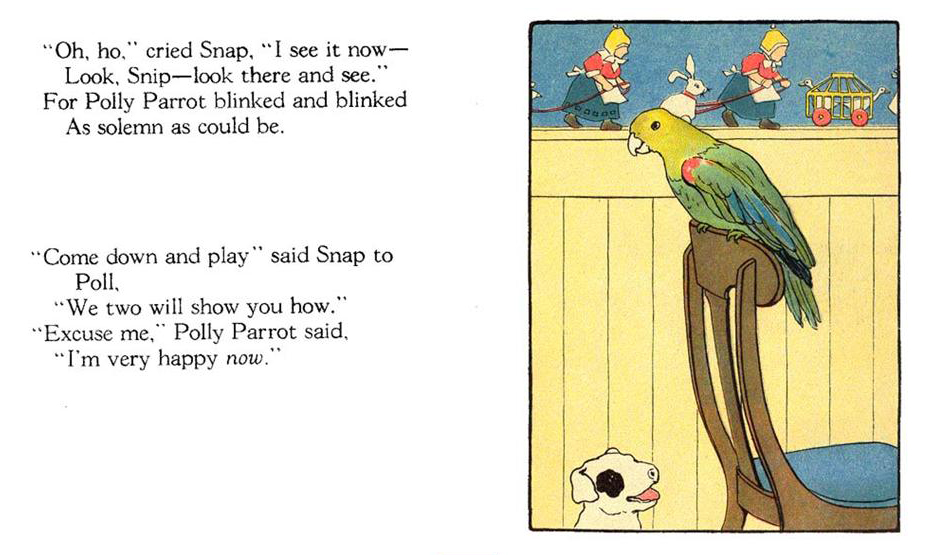 Kiwi's Angels: Snip and Snap and the Poll Parrot