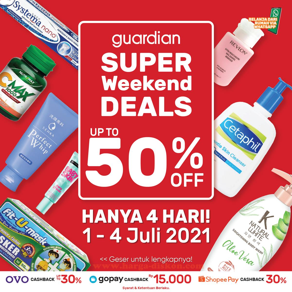 Katalog Promo GUARDIAN Terbaru Super Weekend Deals