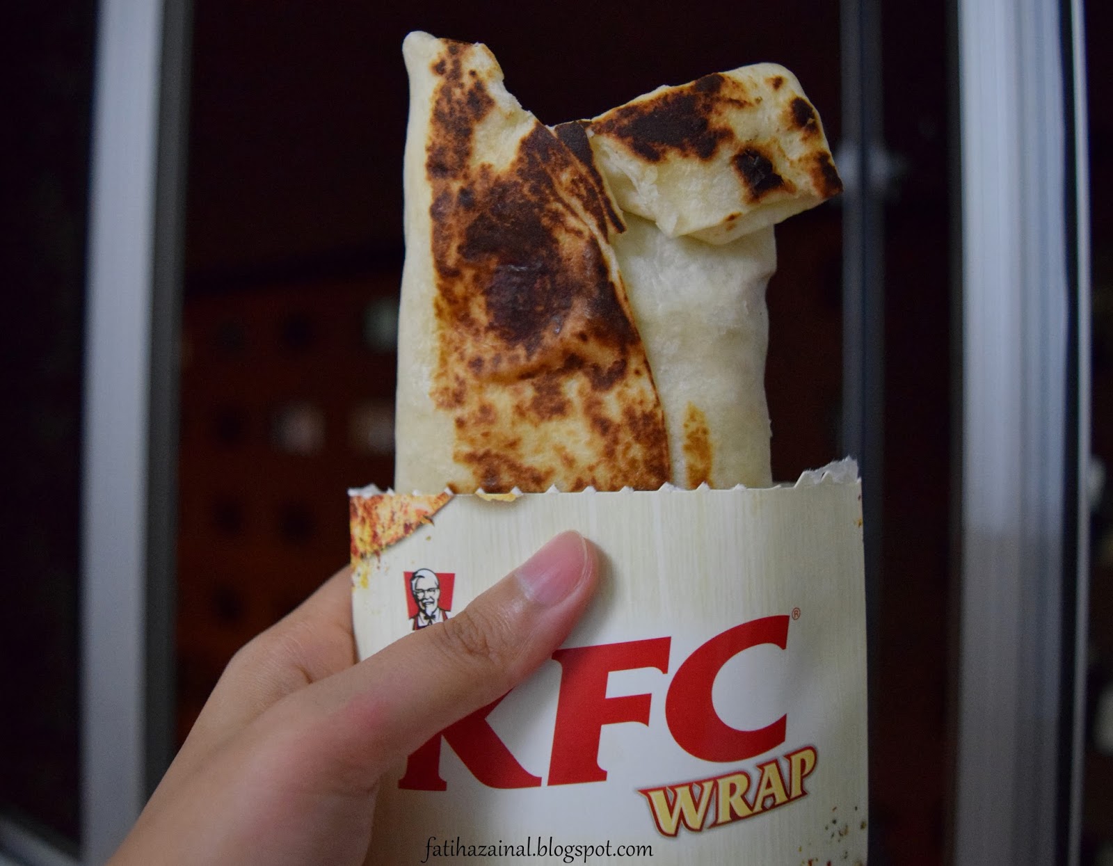 KFC Zinger Ayam Masak Merah Wrap | Fatiha Zainal