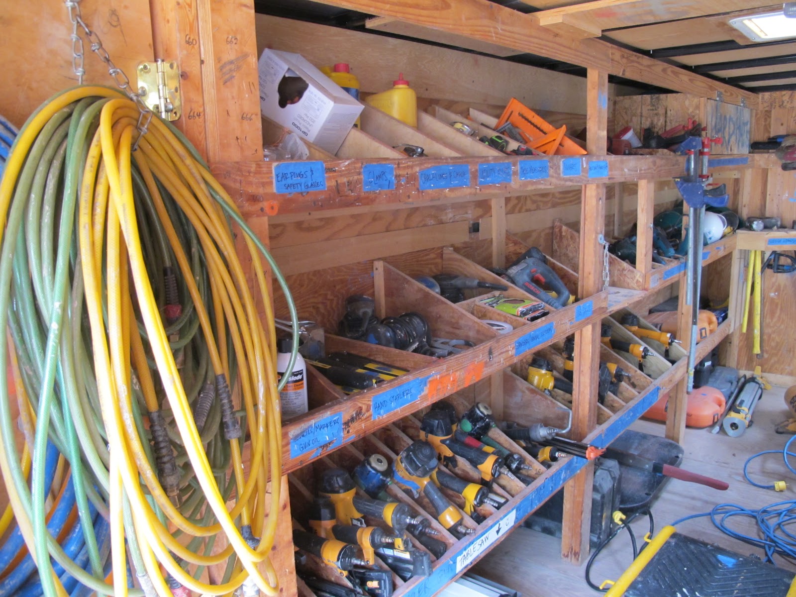 Pin by Tim Edson on Tim ideas | Trailer shelving, Work trailer, Work ...