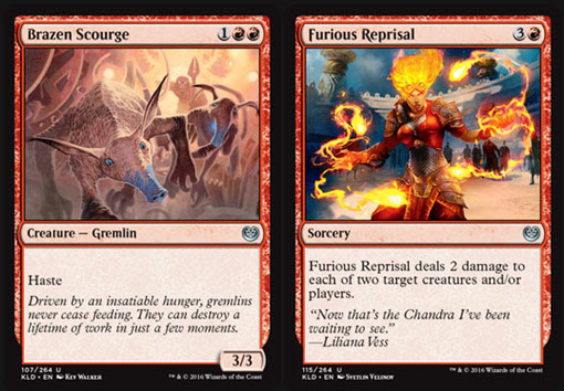 Magic the Gathering Adventures: Kaladesh Set Review: Red