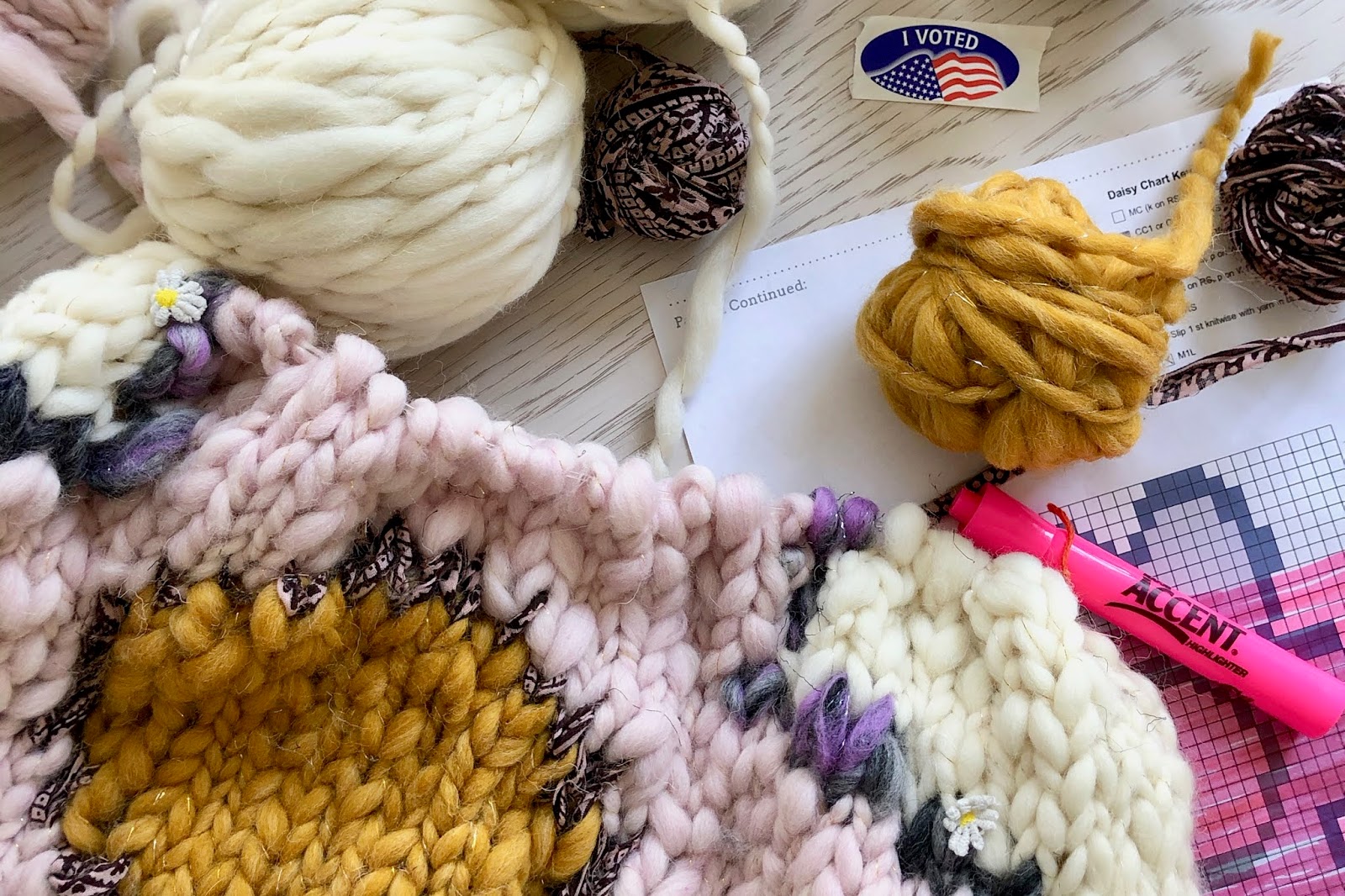 november 3 - a Friend to knit with