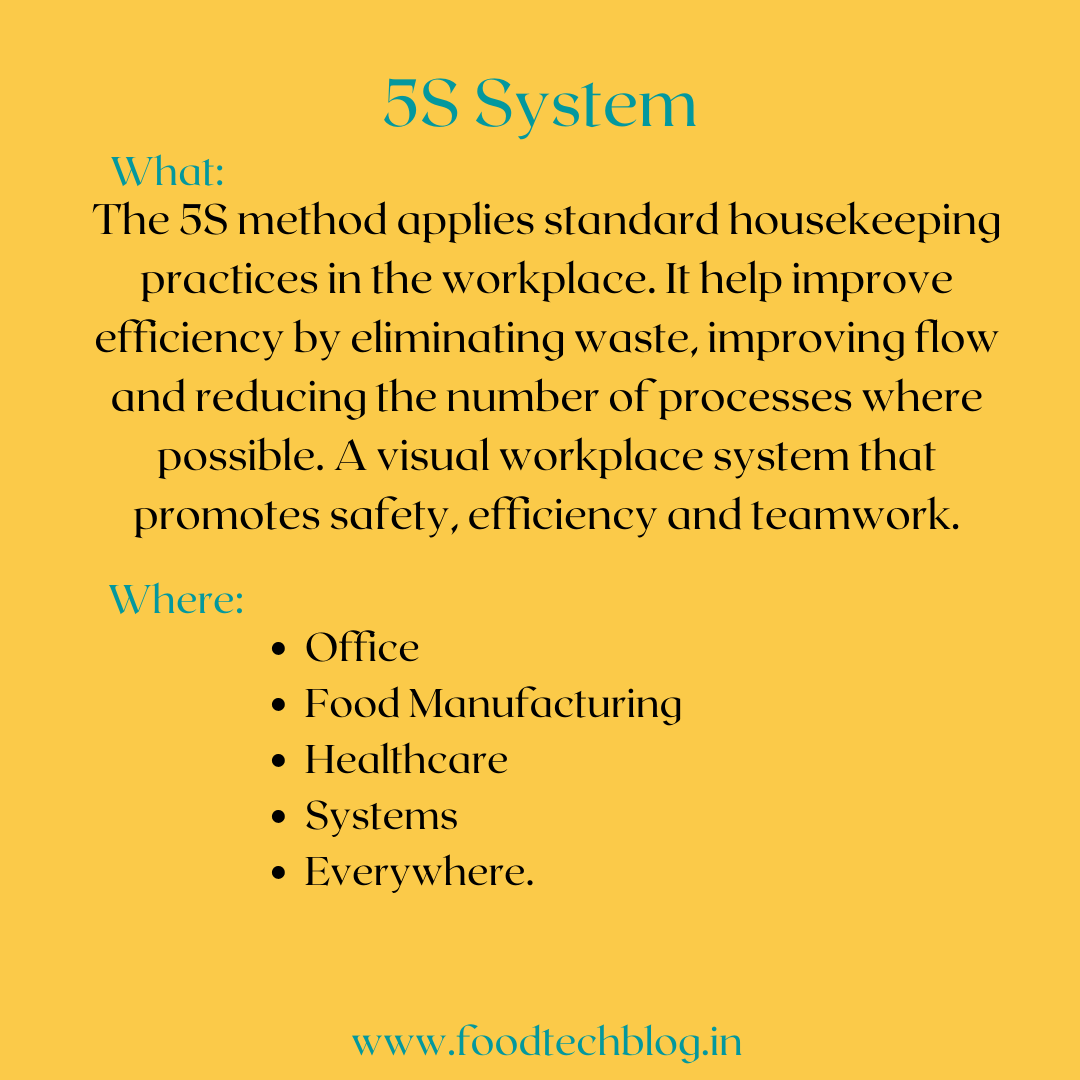 What is 5S System? 5S Methodology