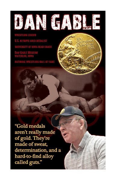 The Poetry of Sight: Dan Gable Poster | Laura Thomsen