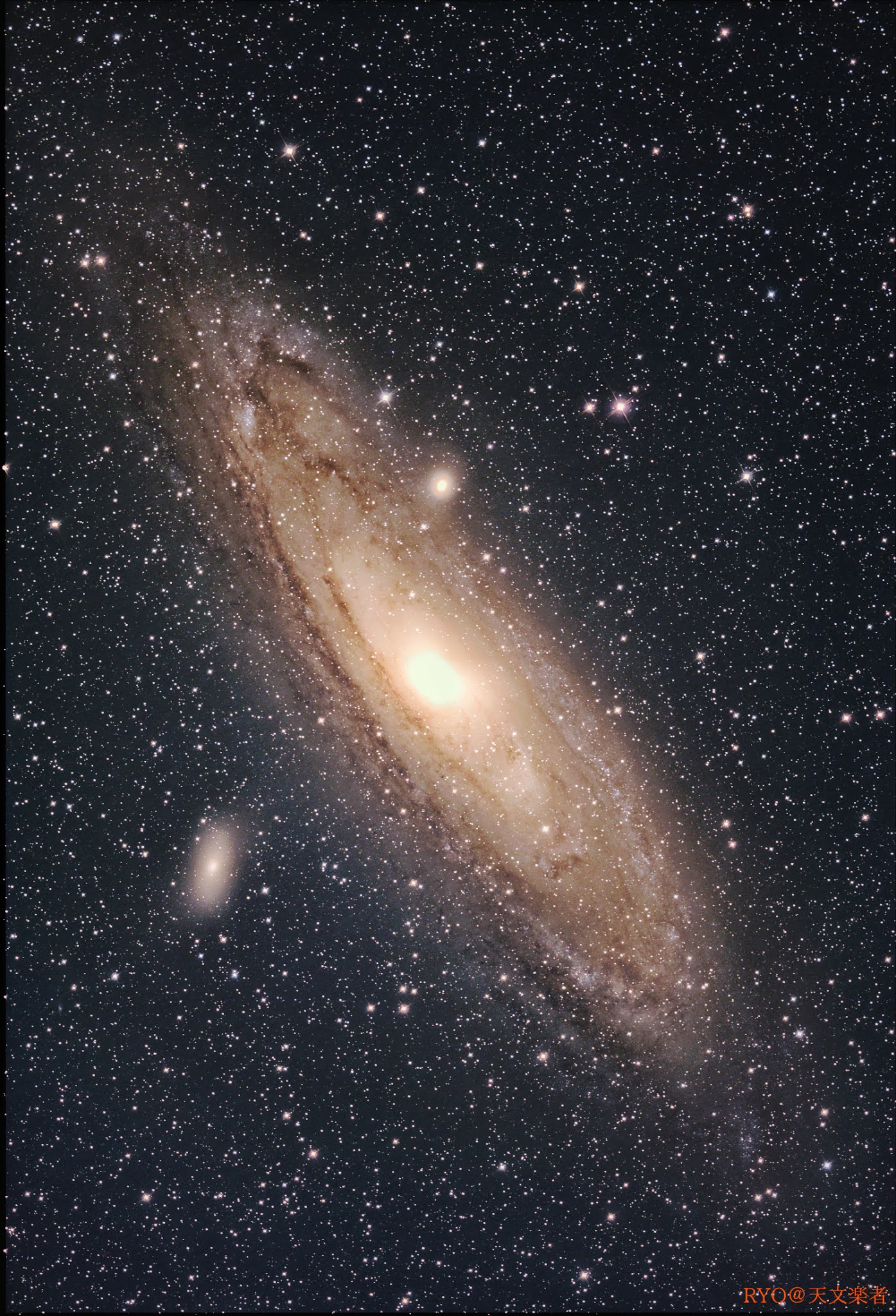 スマホだけで画像処理したM31