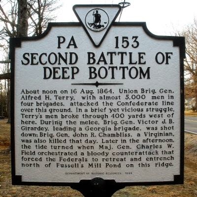 ONCE A CIVIL WAR: August 15, 1864---The Second Battle of Deep Bottom ...