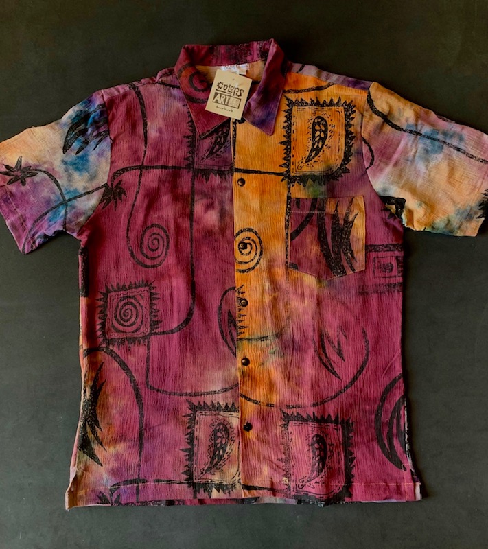 Colors Artwear: Mens Shirts- 100% Cotton Crinkle. Three sizes- Medium ...
