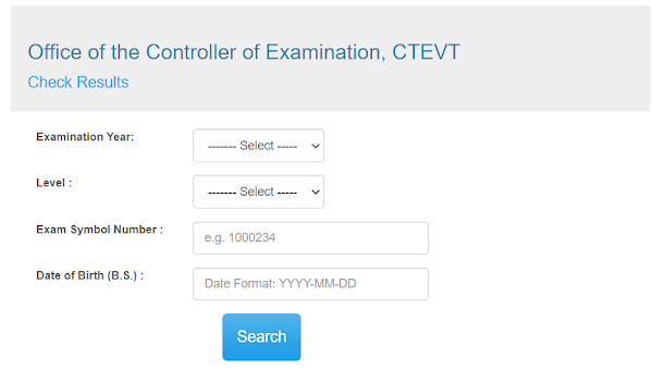 How To Check Ctevt Result With Marksheet