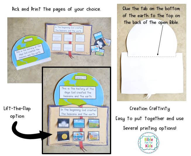 Creation Craftivity | Bible Fun For Kids