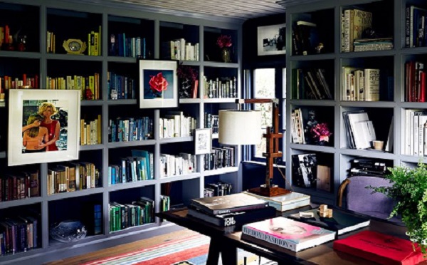 The Peak of Très Chic: Needing, Wanting, Loving: A Moody Library