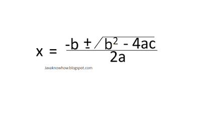Java Program to Find All Roots of a Quadratic Equation - Java and ...