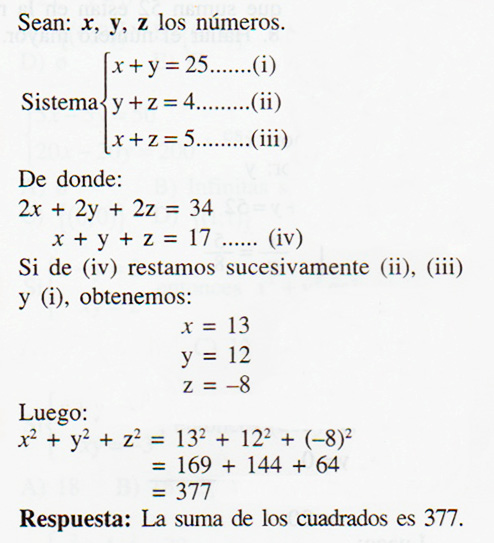 MATEMÁTICA FÁCIL: ECUACIONES DE PRIMER GRADO CON TRES VARIABLES