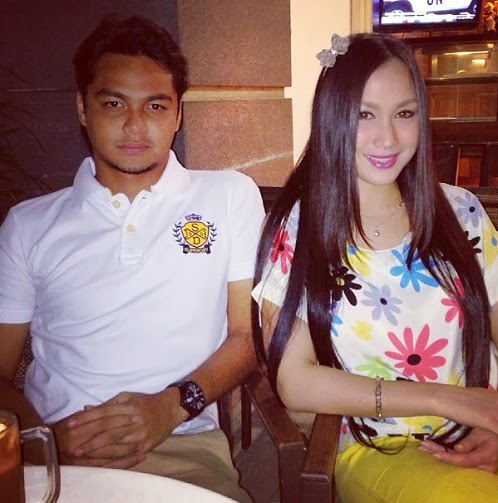 Gambar kekasih baru Jue Aziz, Syafiq Kyle