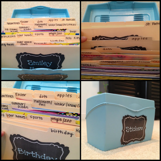 Sticker Organization & Freebie | creating & teaching