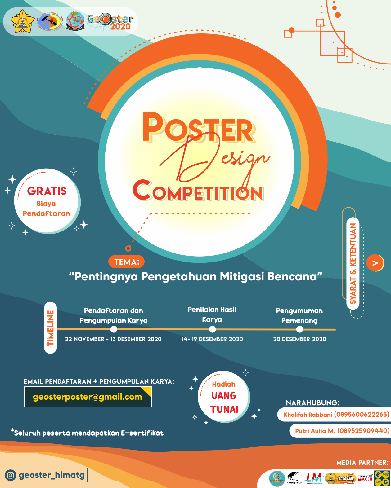 Lomba Desain Poster, Video Tiktok, Dan Selfie Contest - GEOSTER ...