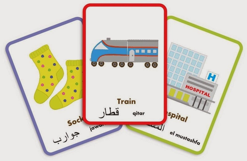 Ibnu Sina Kids: Arabic Words Flash Cards