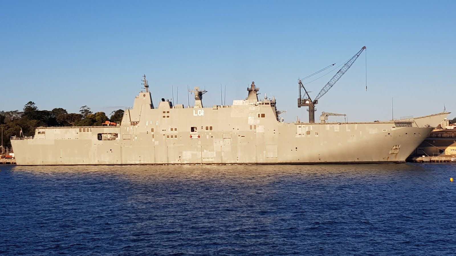 Sydney - City and Suburbs: Garden Island, HMAS Adelaide