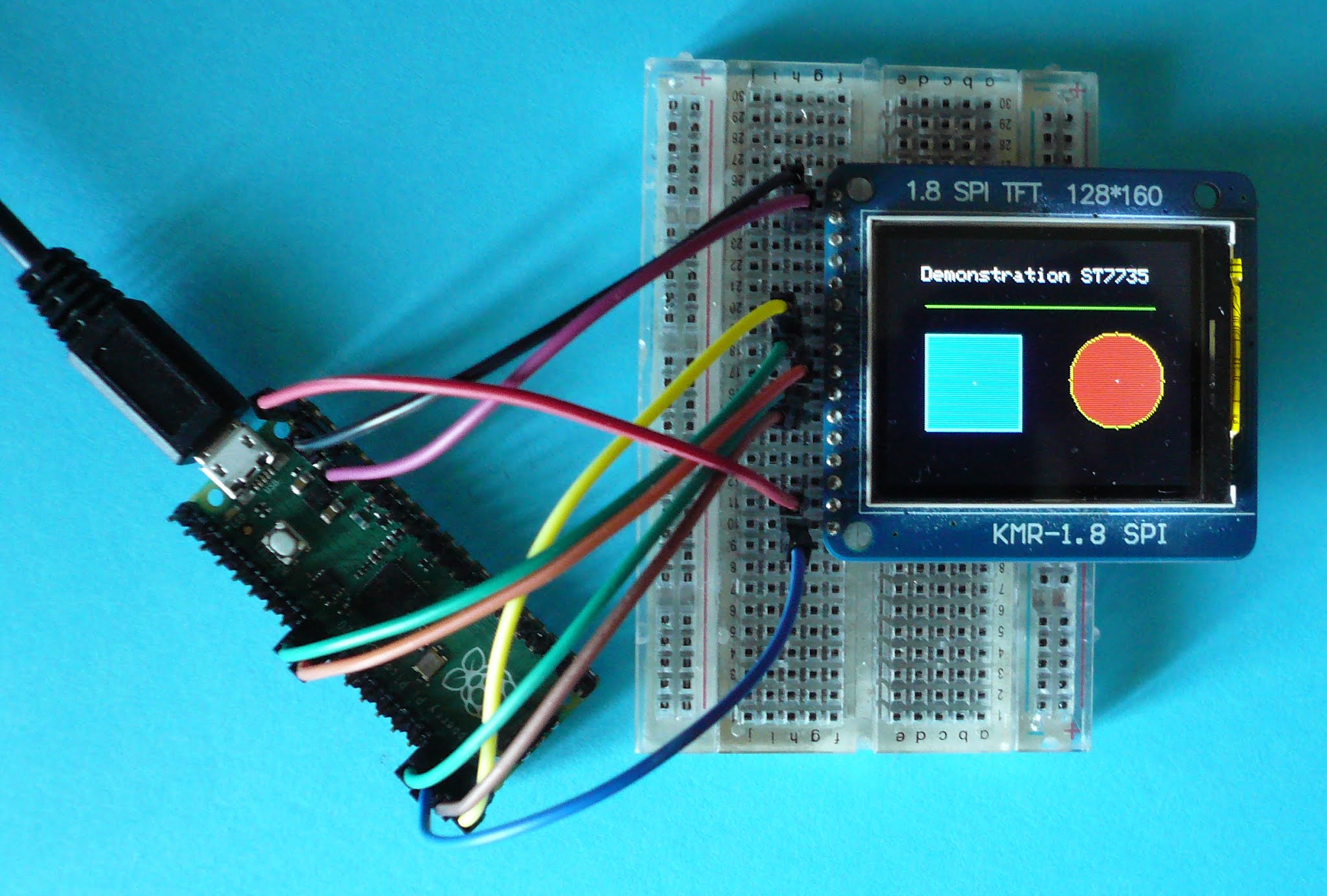 Électronique en amateur: Écran couleur SPI ST7735 et Raspberry Pi Pico ...