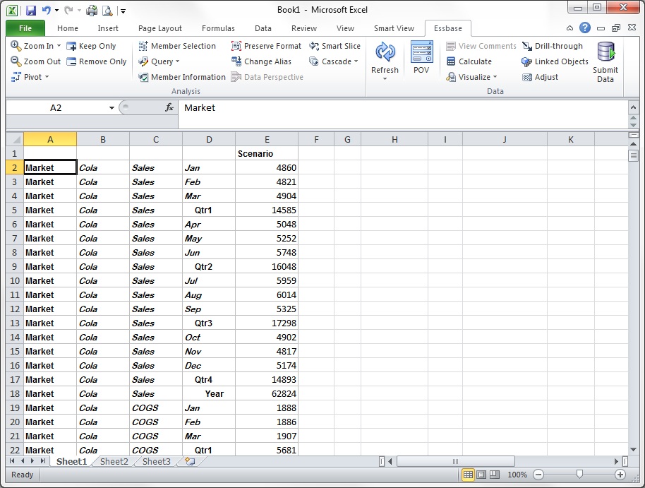 Tim Tow's Hyperion Blog: Smart View 11.1.2.1.102 Performance Tip
