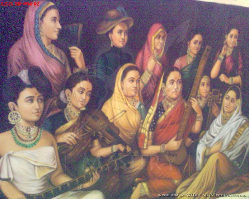 raja ravivarma ainting galaxy of musicians
