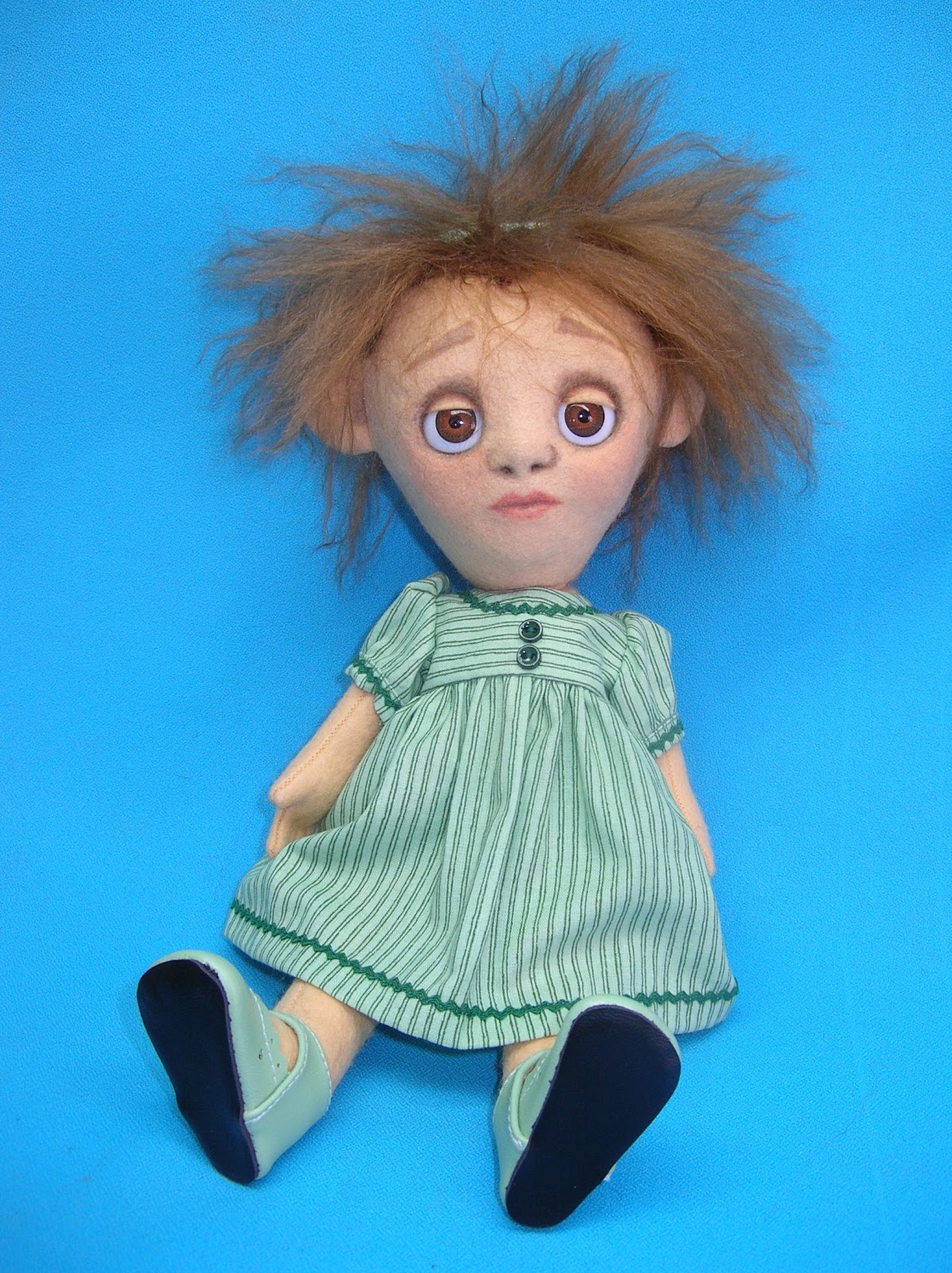 ODD-Jects d'Art: PRESSED/MOLDED FELT FACE DOLLS