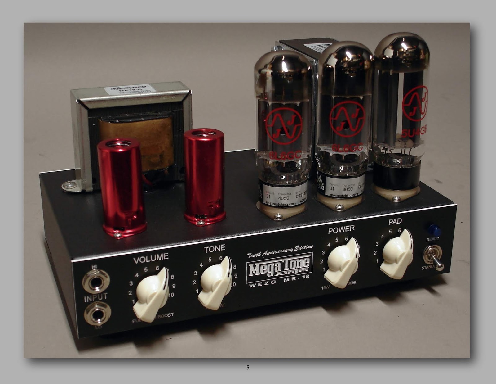 WEZO ME18 COMPACT HARP AMP HEAD