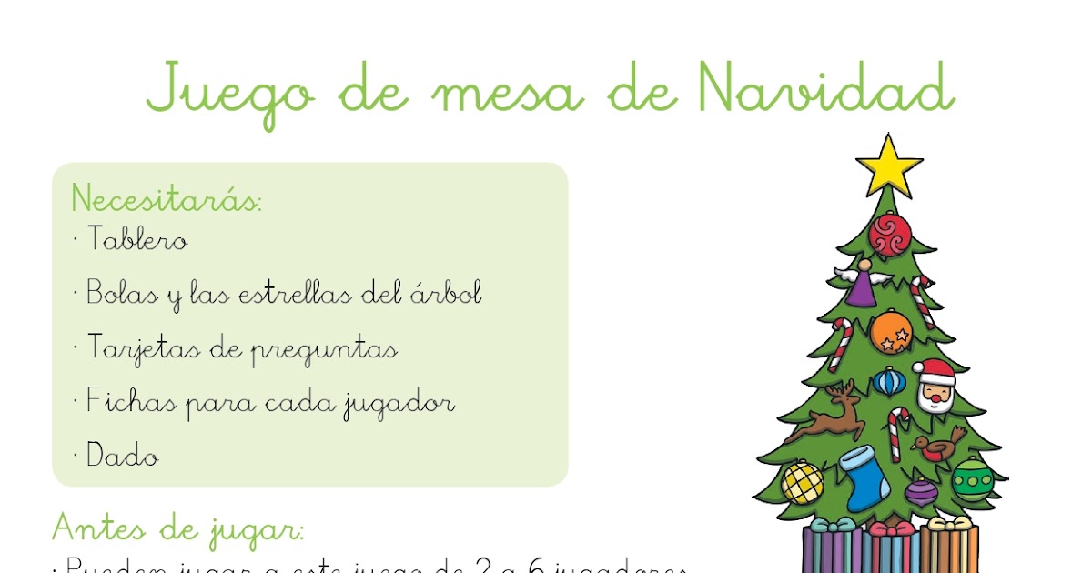 Juego de mesa de Navidad...