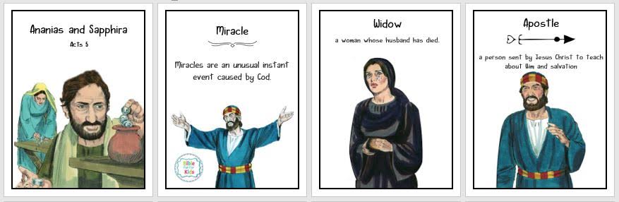 Ananias & Sapphira's Life | Bible Fun For Kids