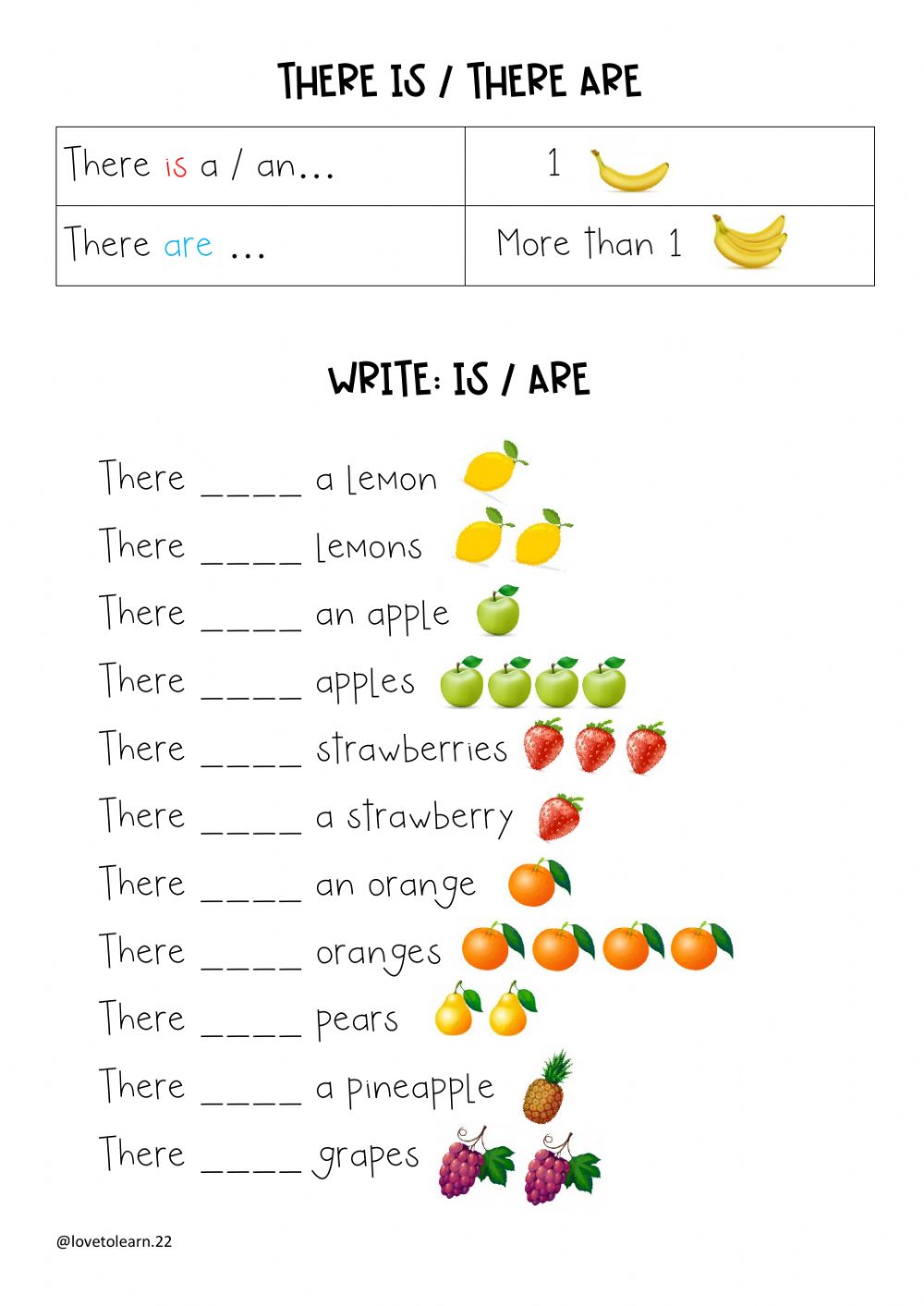 Teacher Enid: THERE IS - THERE ARE