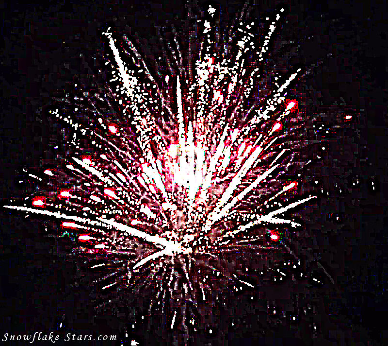 Snowflake-Stars: Fireworks