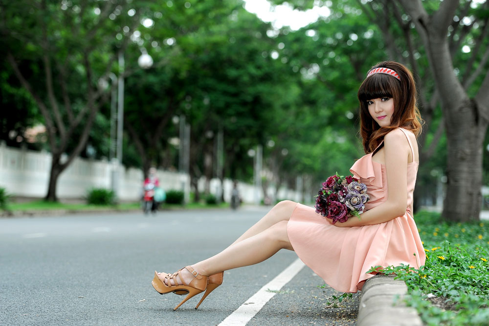 The pretty doll Nguyen Thi Luom | Girl Xinh