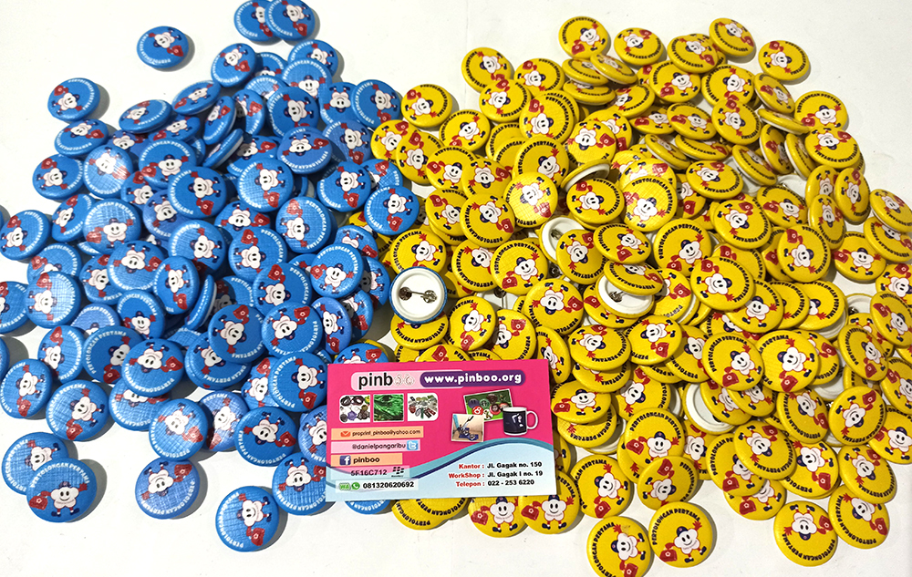 Buat pin murah, cetak pin, bikin pin, buat gantungan kunci, akrilik ...