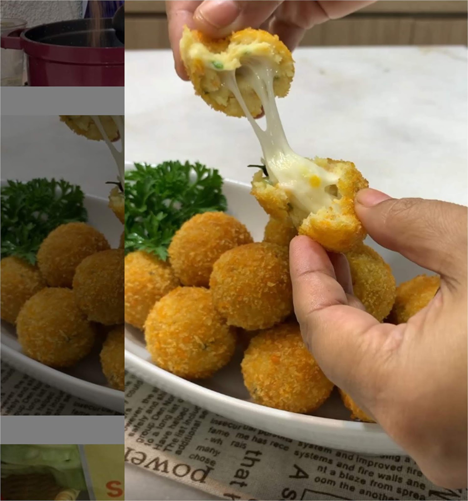 Bitterbalen Kentang Isi Mozarela - Kokibu | Aneka Resep Masakan Nusantara