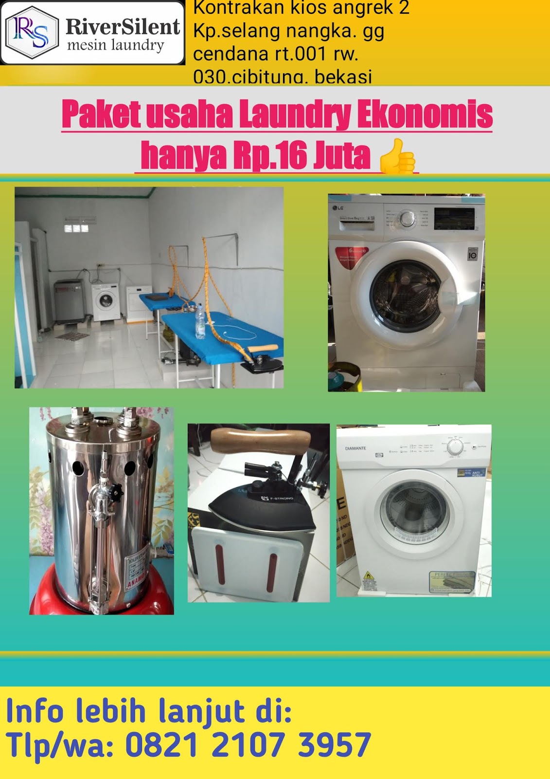 RIVERSILENT Laundry sistem: paket usaha laundry profesional siap jalan ...