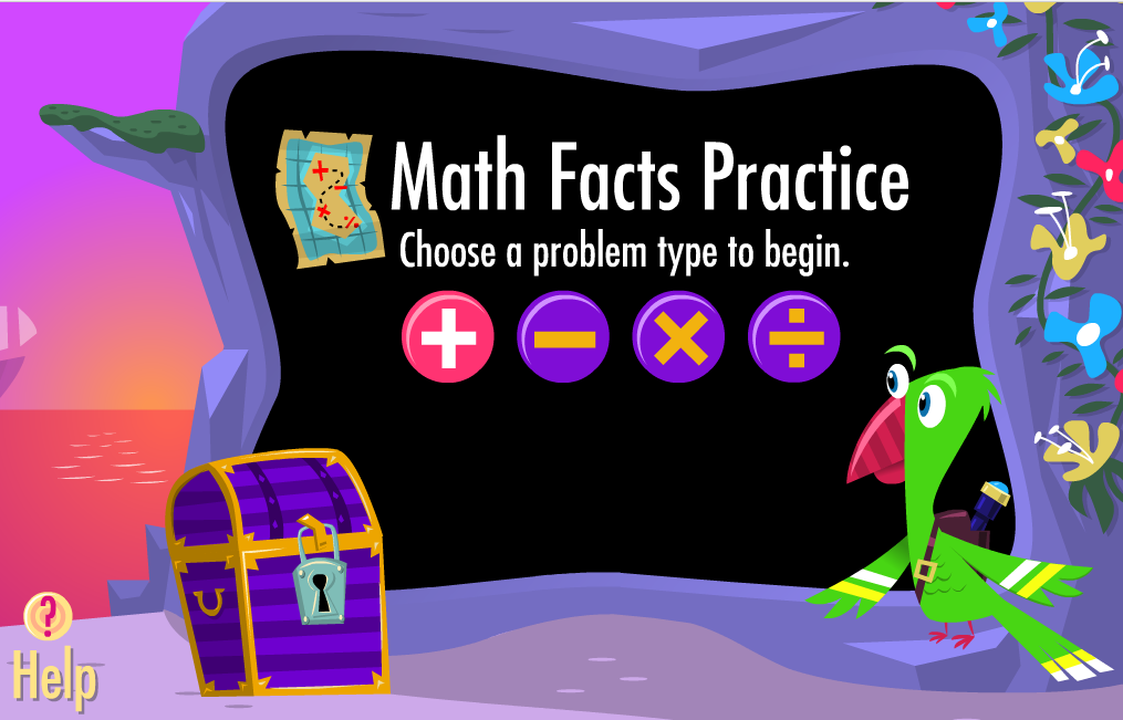 Math Facts Practice - Fire Storm Game - Play Game Online Free