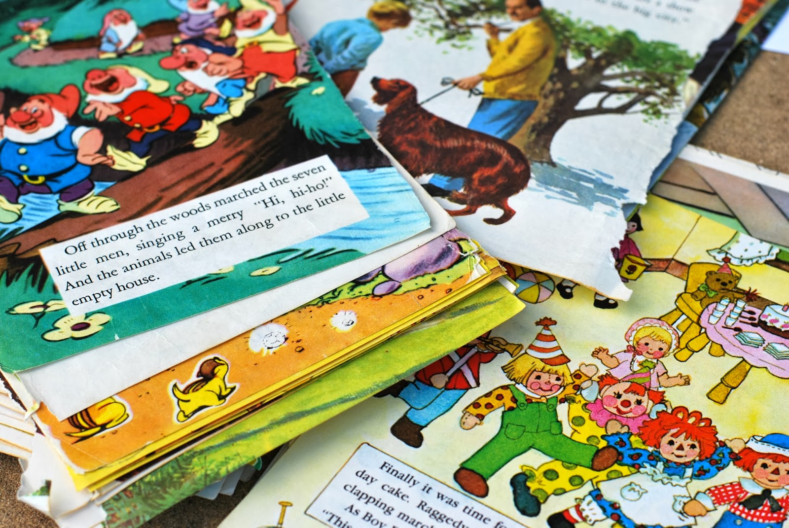 the rogue sparrow: Upcycled Golden Book Greeting Cards