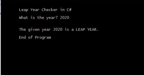 Free Programming Source Codes And Computer Programming Tutorials Leap Year Checker In C