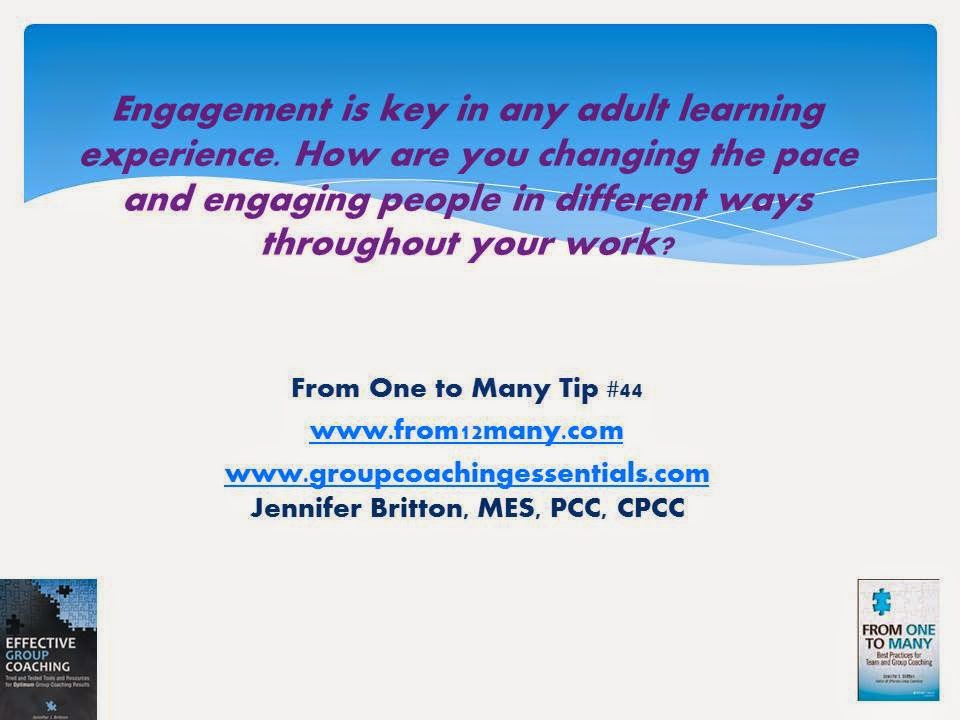 Group Coaching: Ins and Outs: Five From One to Many Tips