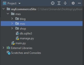 soalicious: django - Creating E-commerce website with apps setups