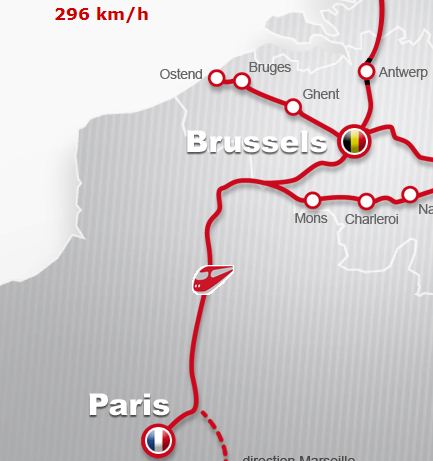 My Adventure's: Thalys Train and the Euro Soccer Fans