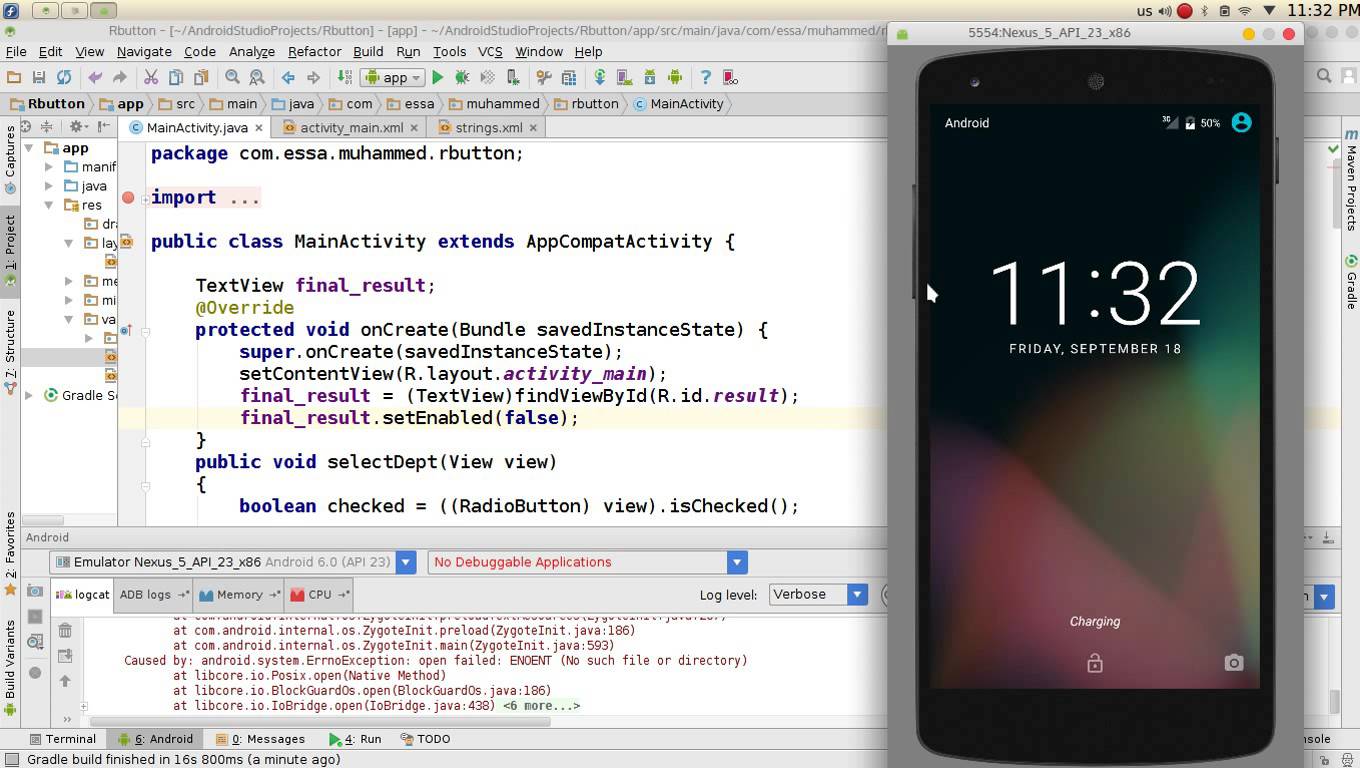 60 Android Studio RadioButton | كورسات بالعربي