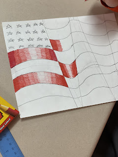 Elements of the Art Room: Patriotic art for Veterans Day!